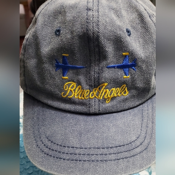 Accessories | Blue Angels Cap Blue And Yellow Size Adjustable | Poshmark